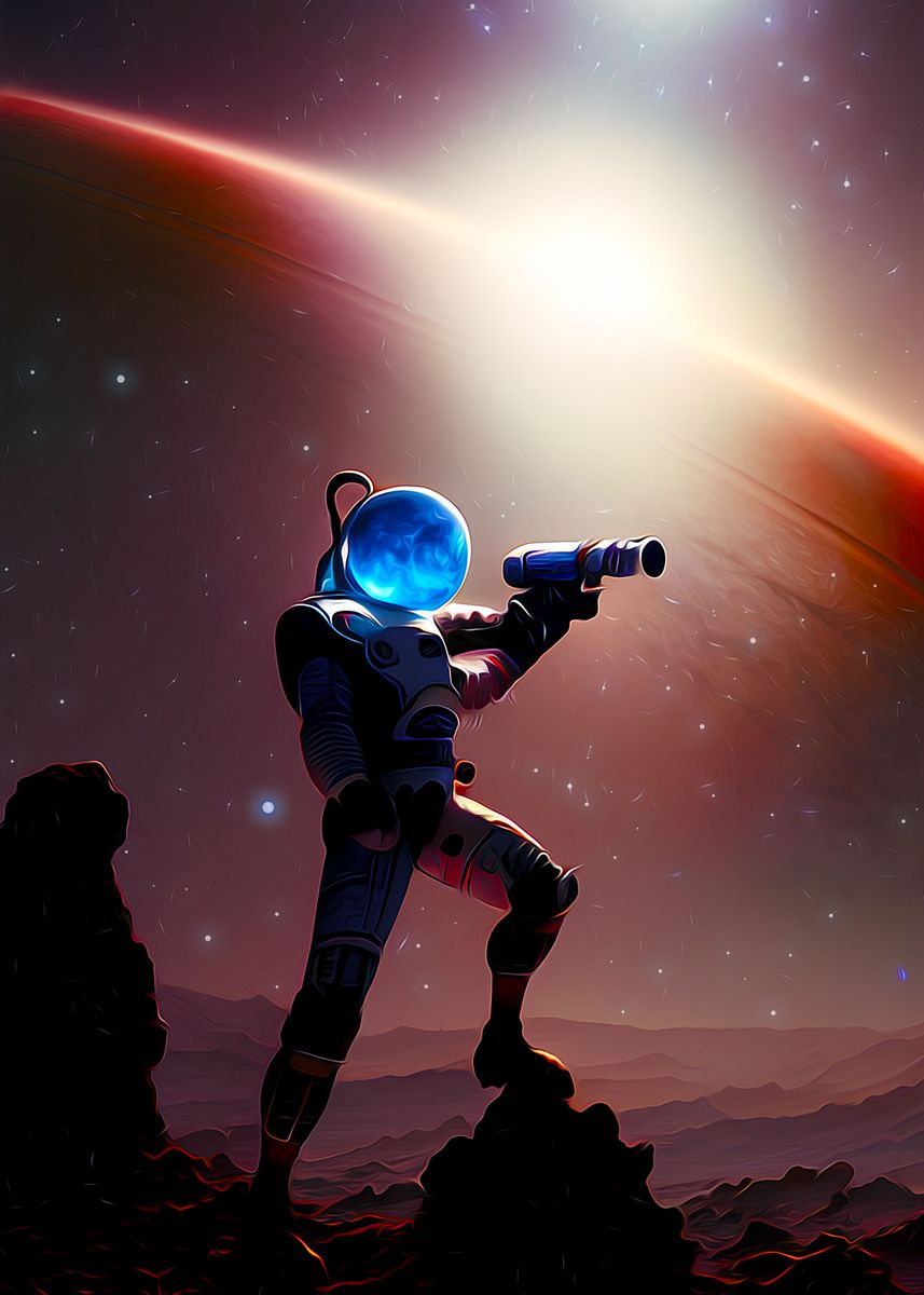 'The Camera Man' Poster, picture, metal print, paint by NoMans | Displate