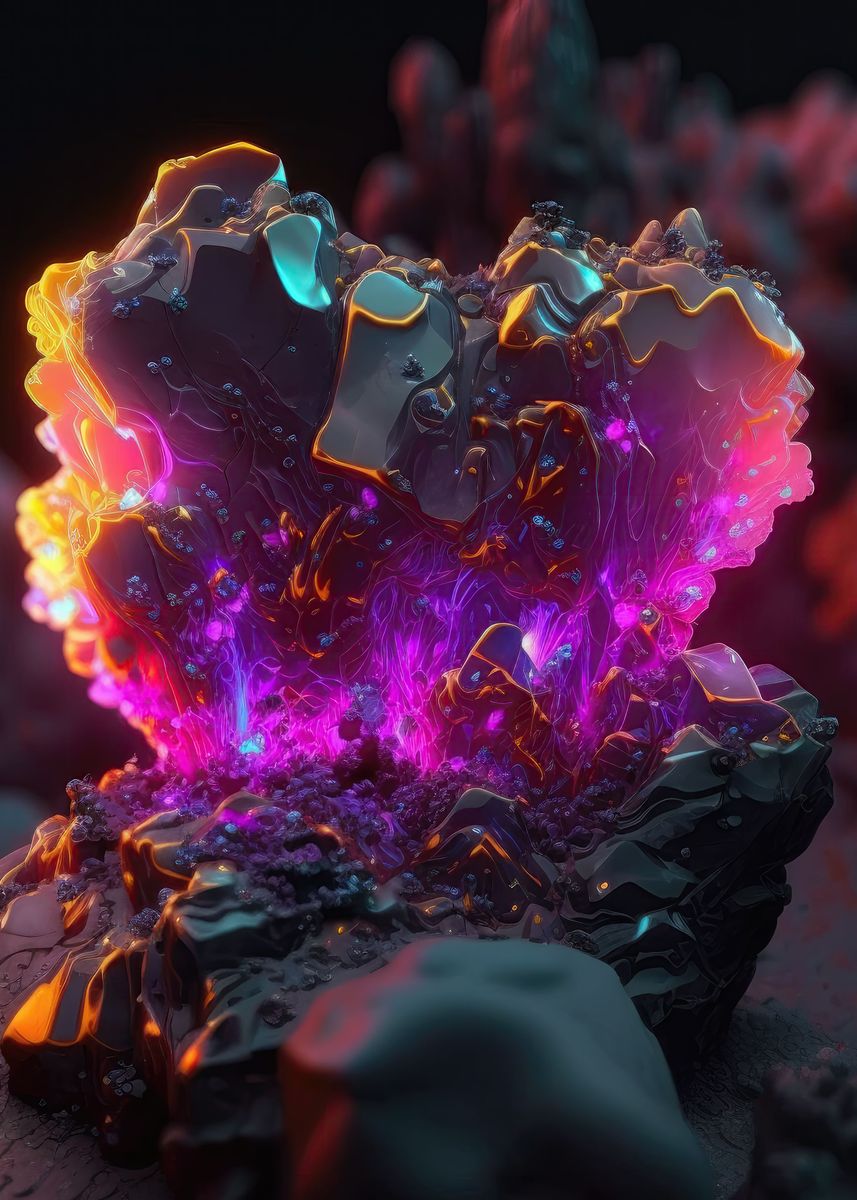 'Modern Digital Abstract' Poster, picture, metal print, paint by ...