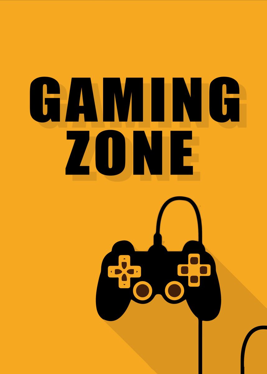 'Gaming Zone' Poster, picture, metal print, paint by Metal Posters ...