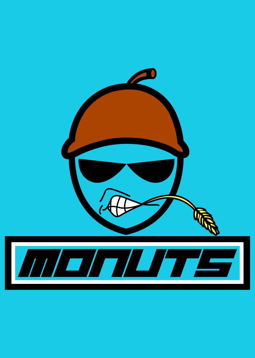 'Monuts Blue Rapid Lan' Poster, picture, metal print, paint by William ...