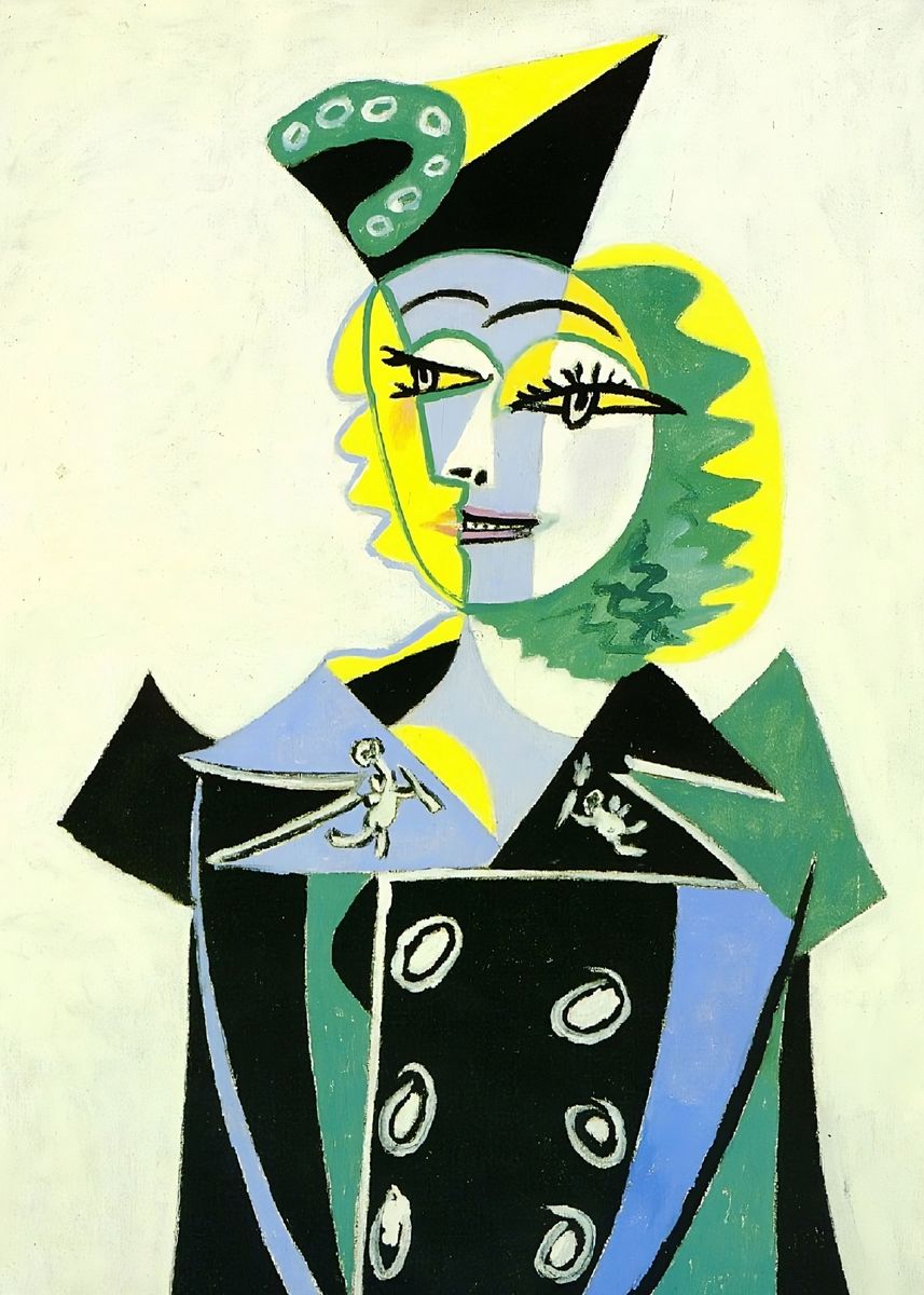 'portrait of nusch eluard' Poster, picture, metal print, paint by Sloka ...