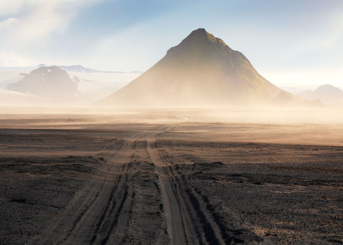 'Sandstorm in Iceland' Poster by Daniel Gastager | Displate