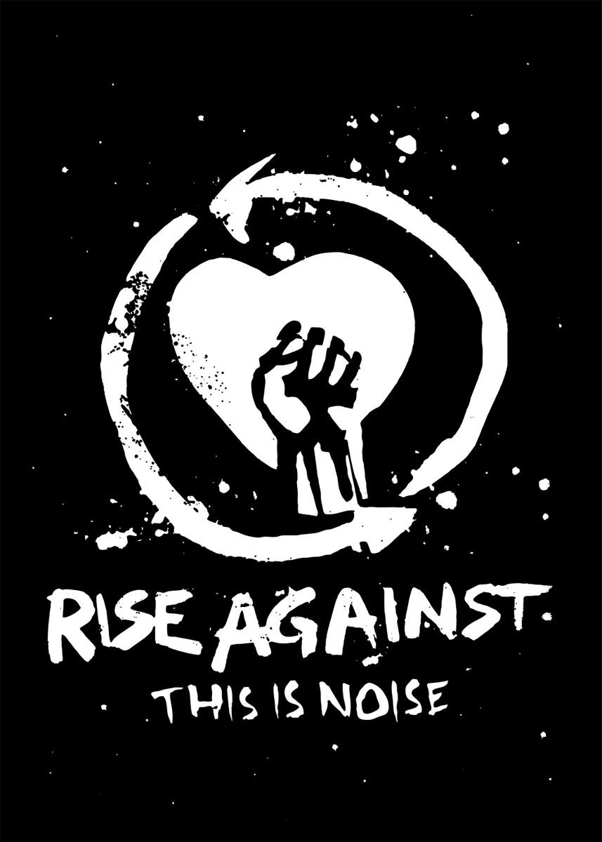 'Rise Against Band' Poster, picture, metal print, paint by supergaff ...