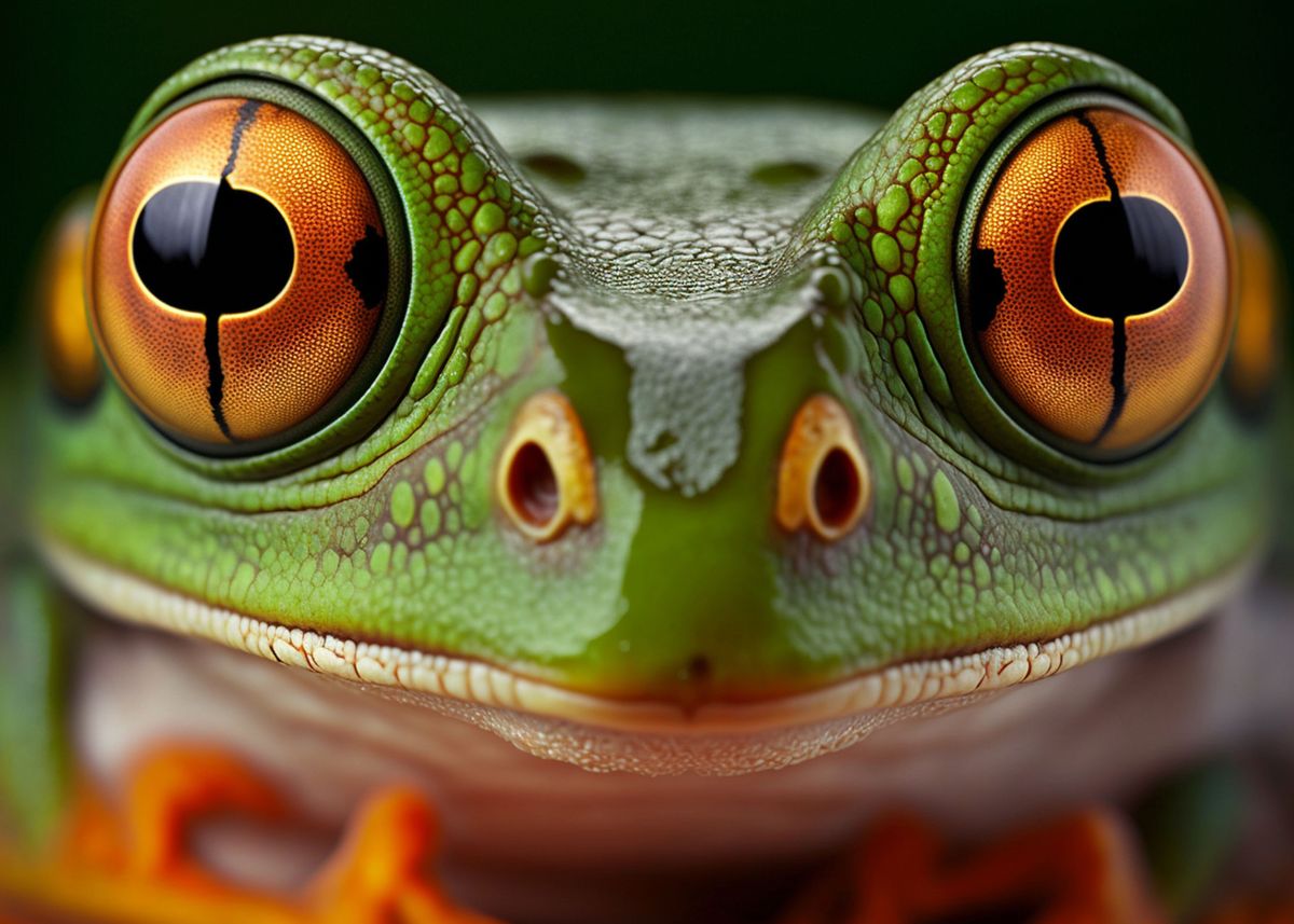 'frog face' Poster by Travel Travel | Displate