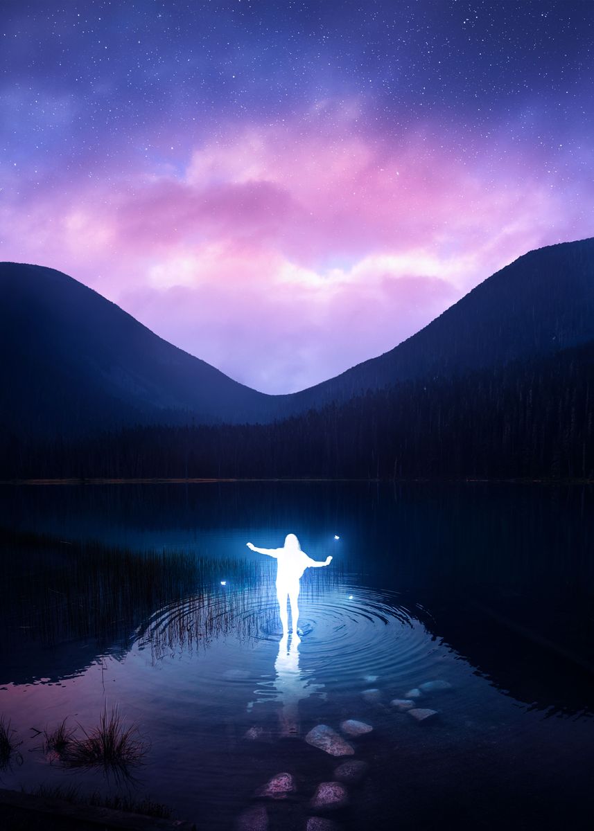 'Magical Night' Poster, picture, metal print, paint by Blavkvisuals ...