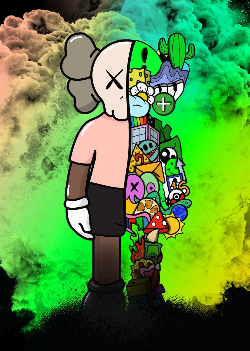 'Hypebeast Kaw' Poster, picture, metal print, paint by Wall Art | Displate