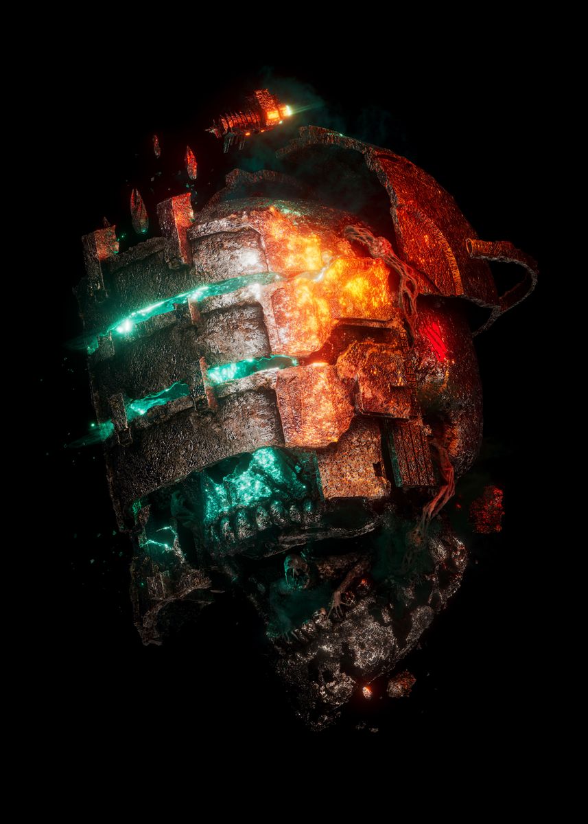 'Nightmares of The Ishimura' Poster, picture, metal print, paint by ...