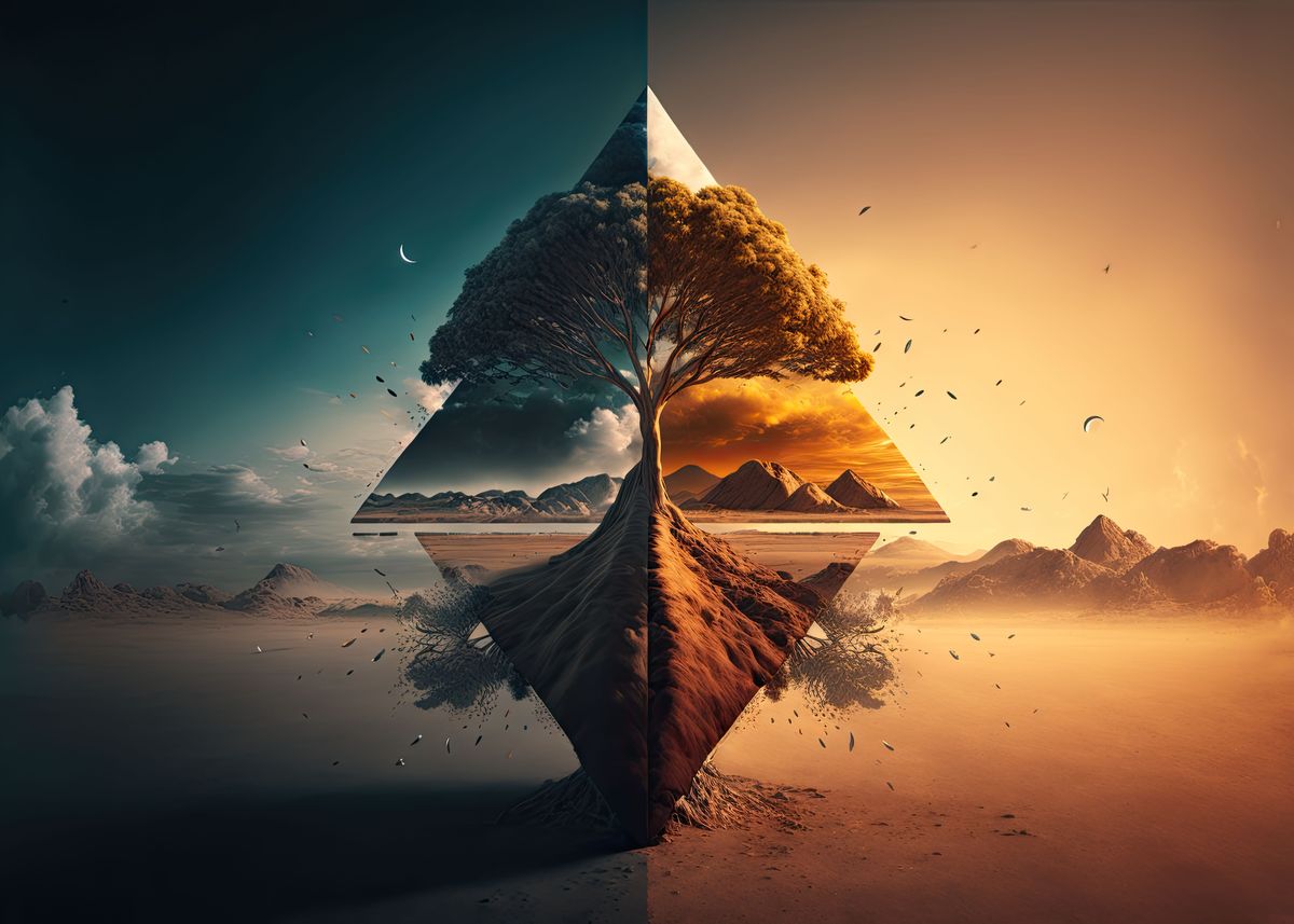 'Environment Duality' Poster by Planet B | Displate