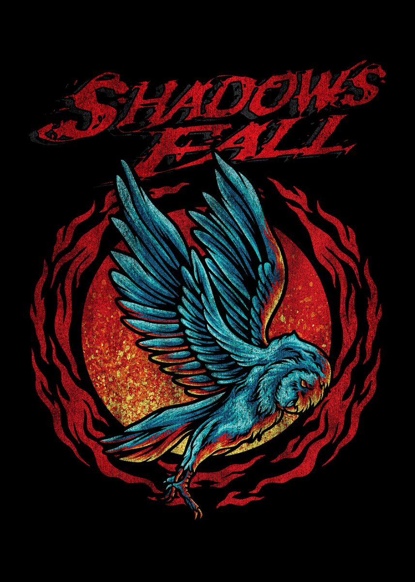 'Shadows Fall deathcore' Poster, picture, metal print, paint by ...