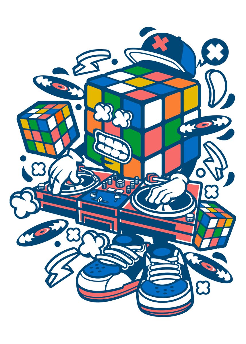 'Cartoon Illustration 380' Poster, picture, metal print, paint by Aloke ...