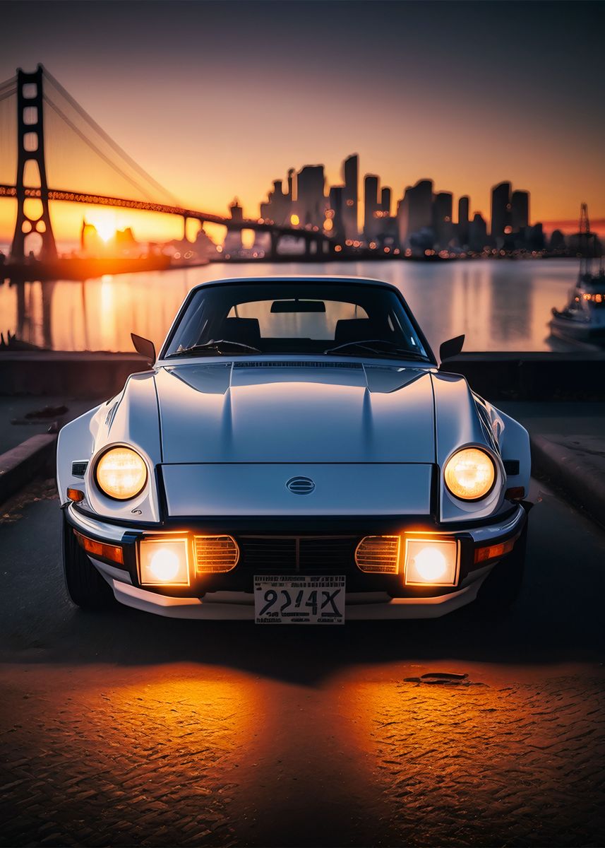 'Datsun 280z' Poster, picture, metal print, paint by GRAPHICMYSTICAL ...