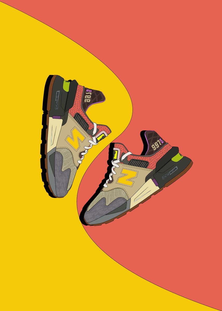 'pink lemoned 997s' Poster, picture, metal print, paint by Indra Agus ...