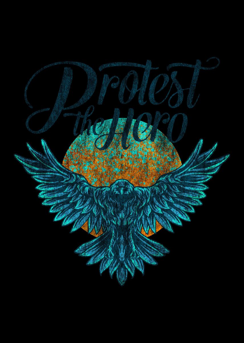 'Fortress Protest The Hero' Poster, picture, metal print, paint by ...