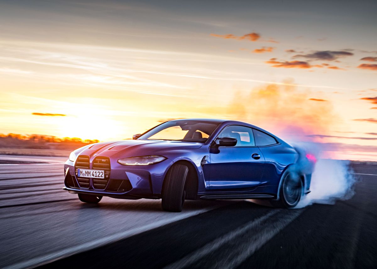 'BMW M4' Poster by Monster Car | Displate