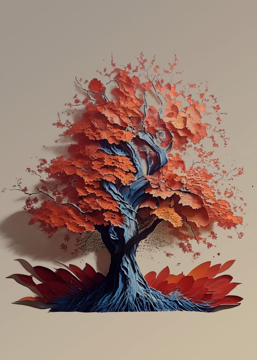 'Tree 1' Poster, picture, metal print, paint by PictureArtFantasy ...