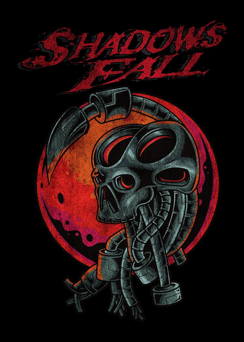 'Shadows Fall Concert' Poster, picture, metal print, paint by Khatarina ...