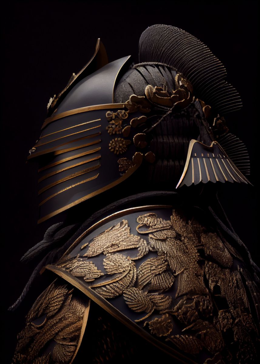 'Daimyo Samurai Armor' Poster, picture, metal print, paint by ...
