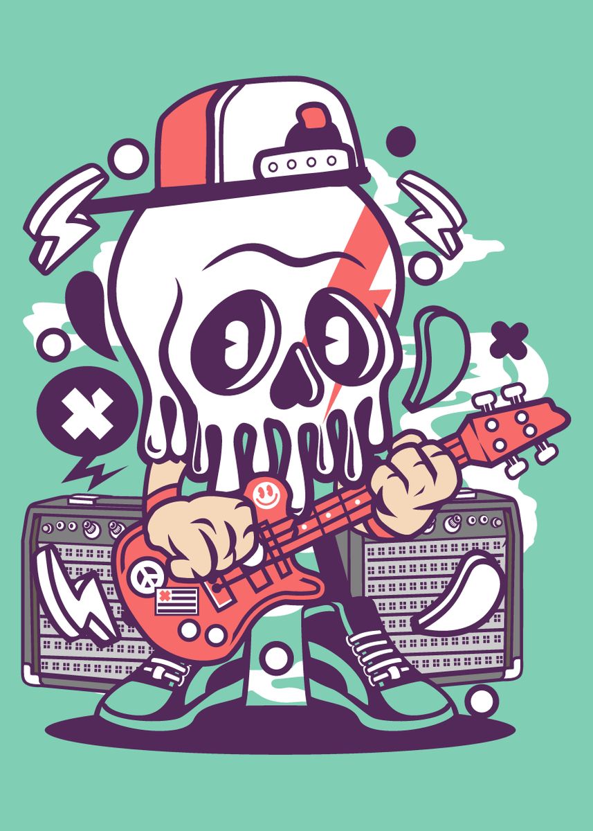 'Cartoon Illustration 375' Poster, picture, metal print, paint by Aloke ...