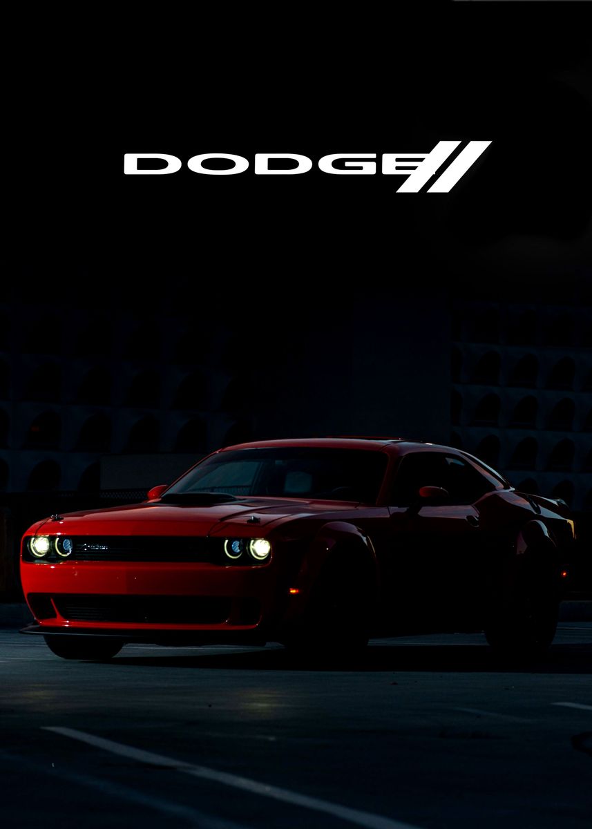 'Dodge Musclecar' Poster, picture, metal print, paint by Magadire ...