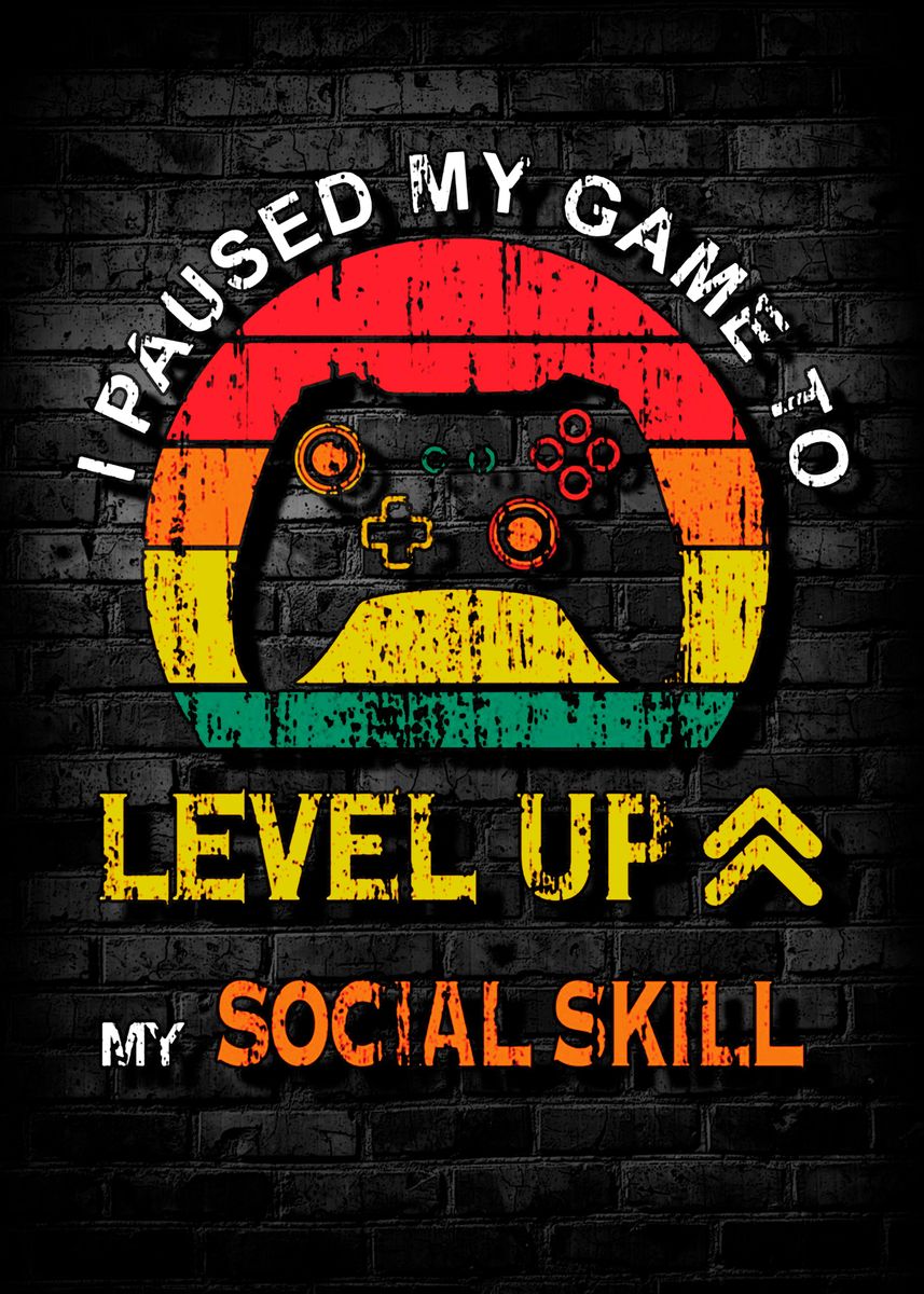 'Game Gamer Gaming' Poster, picture, metal print, paint by Metal ...