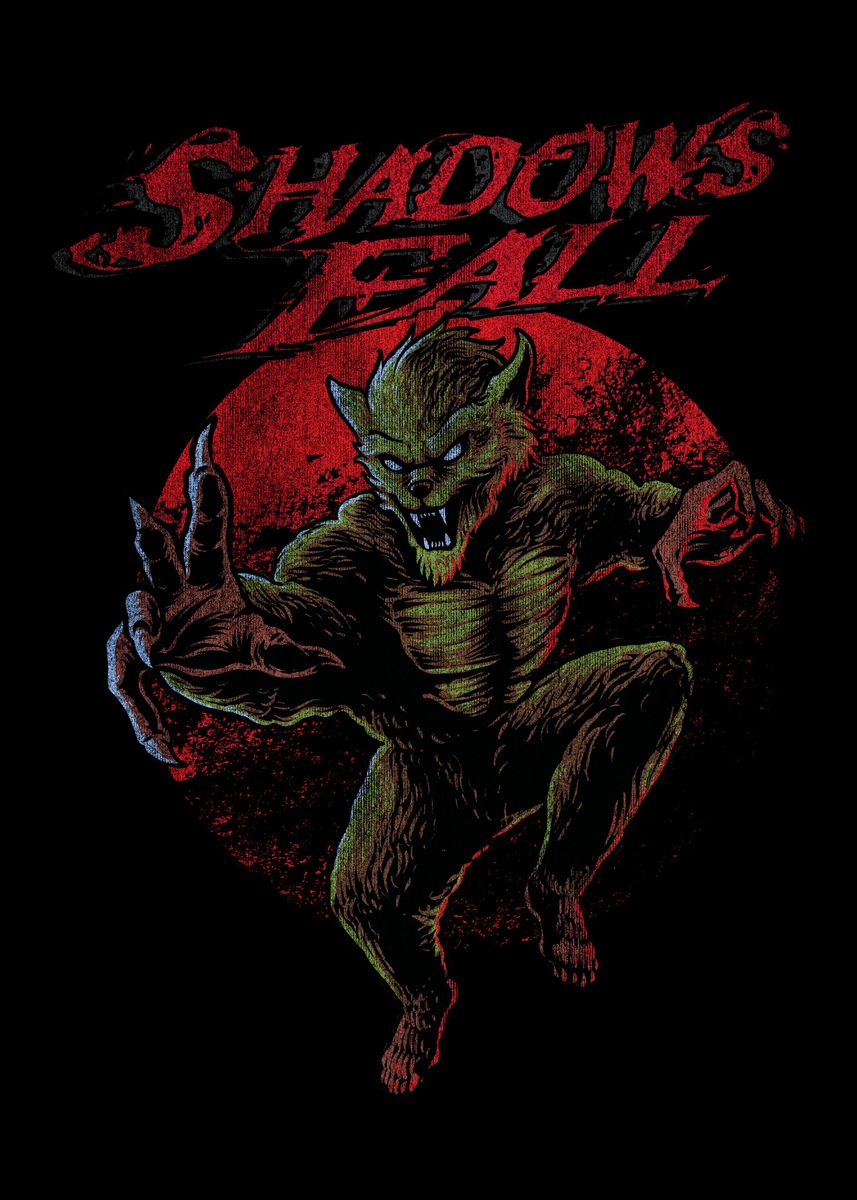 'Shadows Fall metalhead' Poster, picture, metal print, paint by ...