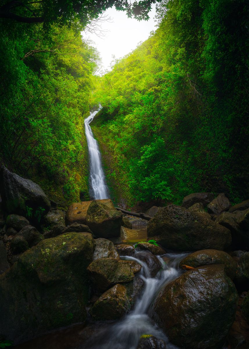 'Chasing Waterfalls II' Poster by justindkphoto | Displate