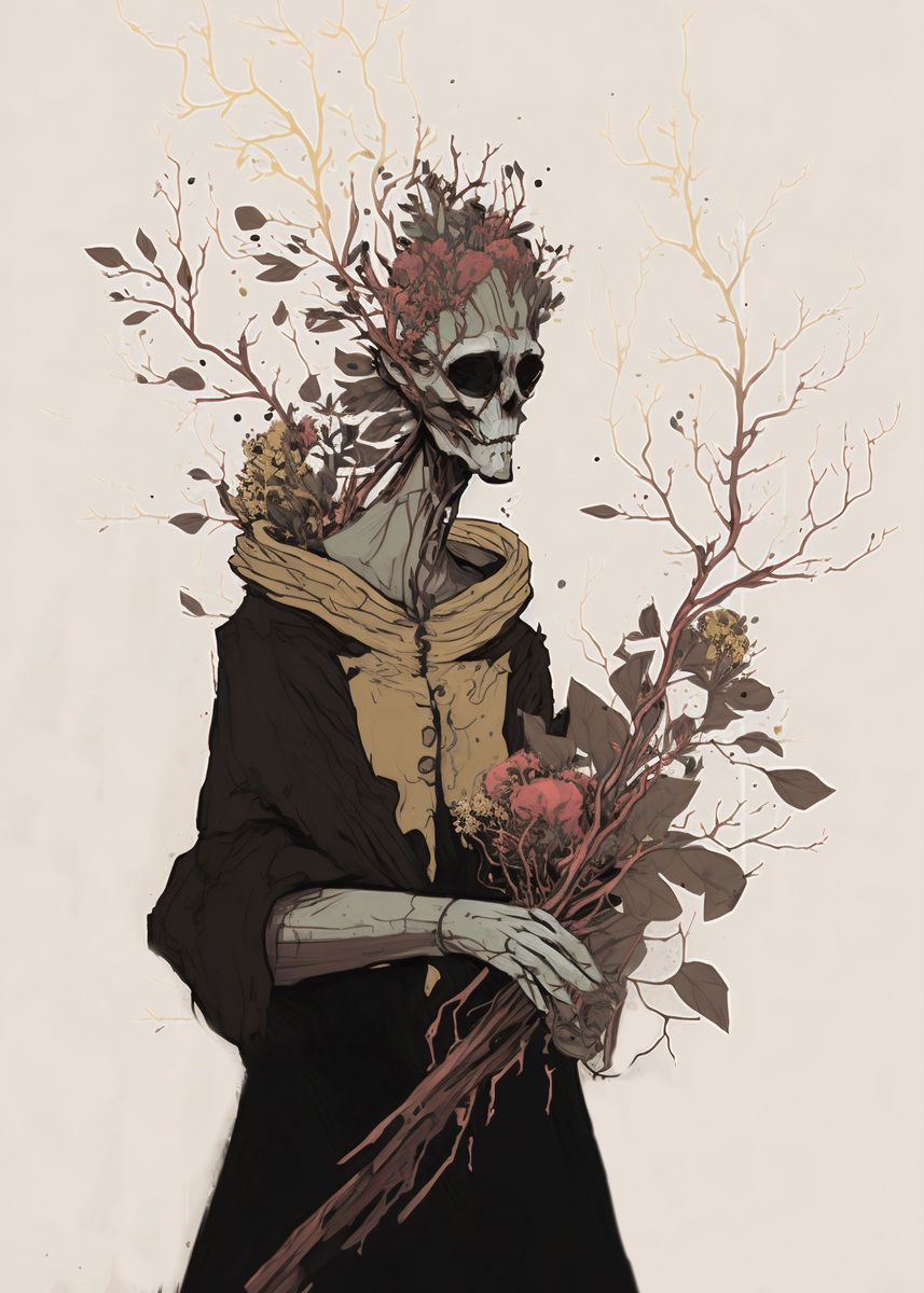 'Blooming Dead no 11' Poster, picture, metal print, paint by Alican ...