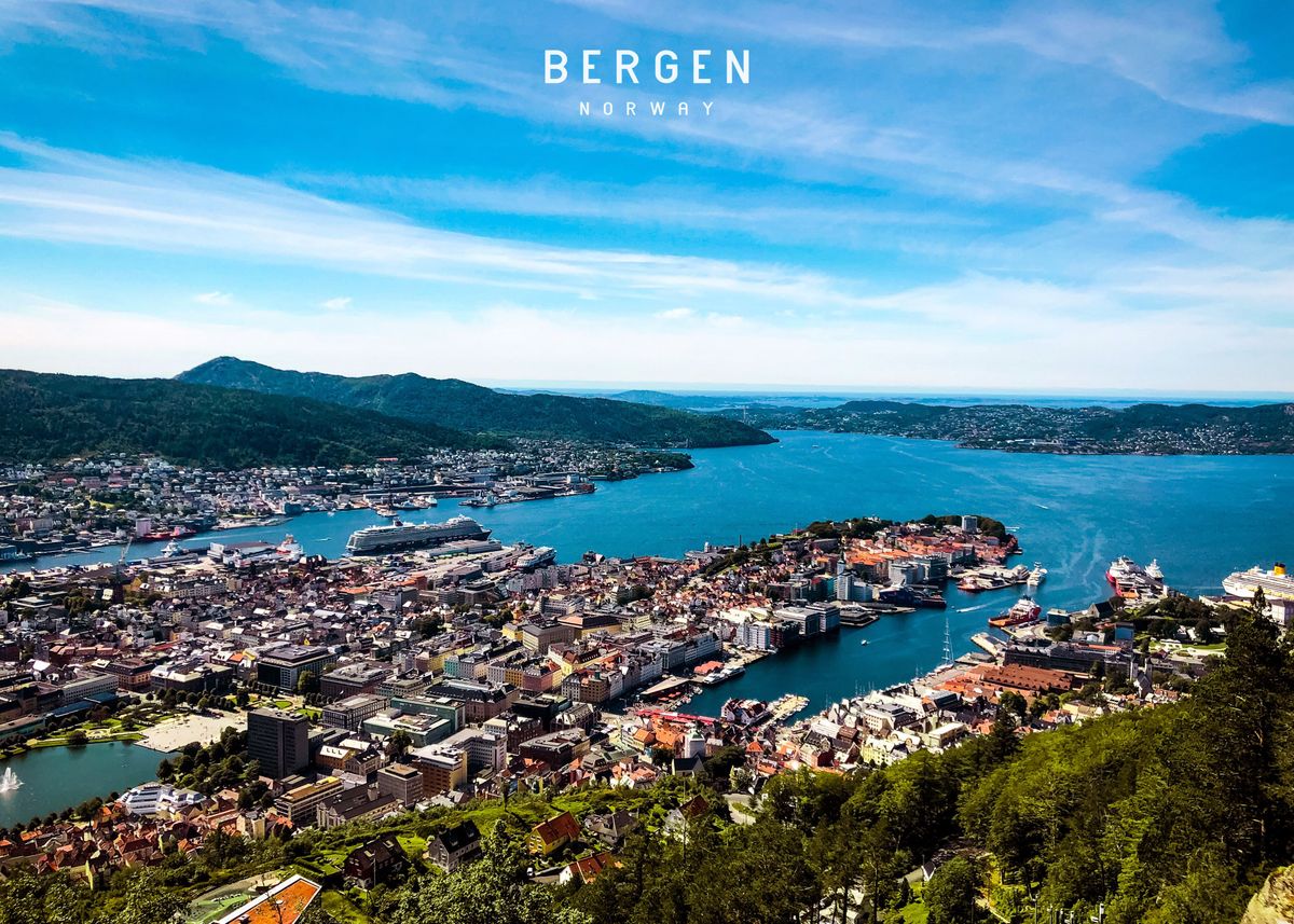 'Bergen ' Poster by Explore Universe | Displate