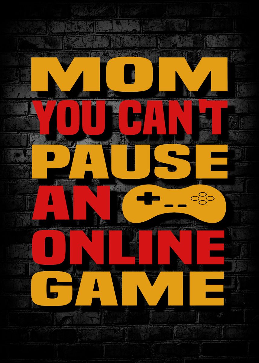 'Game Gamer Gaming' Poster, picture, metal print, paint by Metal ...