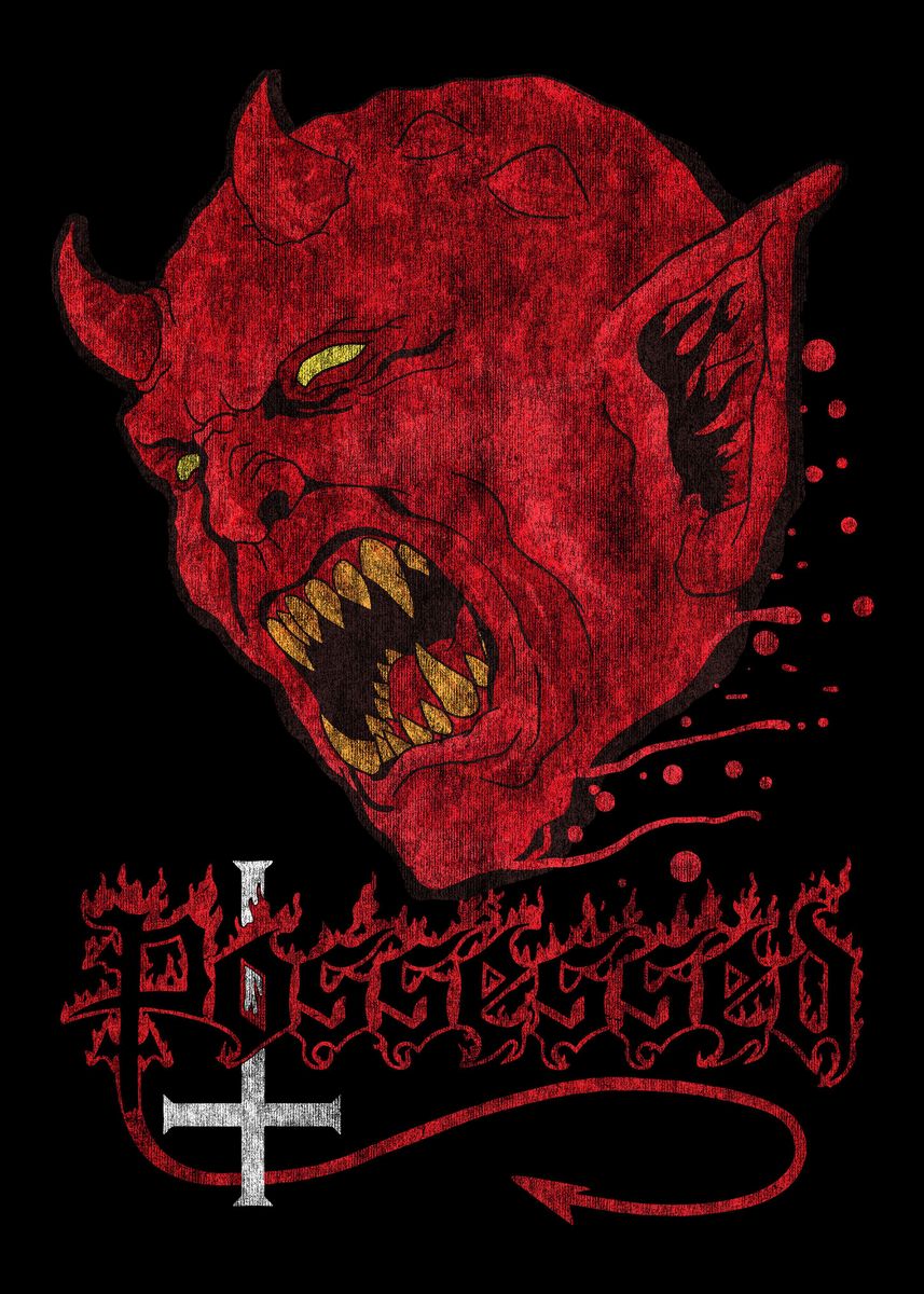 'Possessed' Poster, picture, metal print, paint by mitra wahyudi | Displate