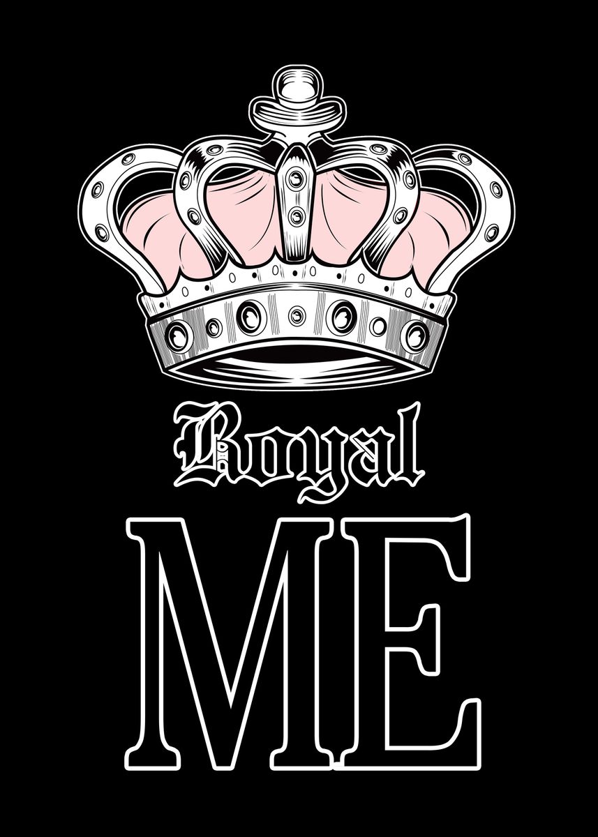 'Royal Me Pink' Poster, picture, metal print, paint by Adamzworld ...