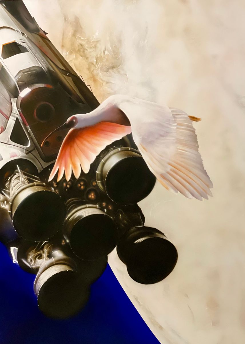 'Thrust' Poster, picture, metal print, paint by Franc Kaiser | Displate