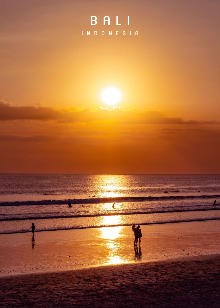 'Bali ' Poster, picture, metal print, paint by Travel Addict | Displate