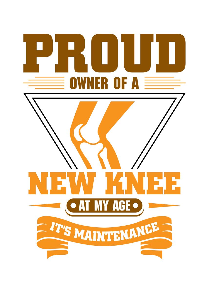 'Knee Surgery' Poster, picture, metal print, paint by Sebastian Wünsche ...