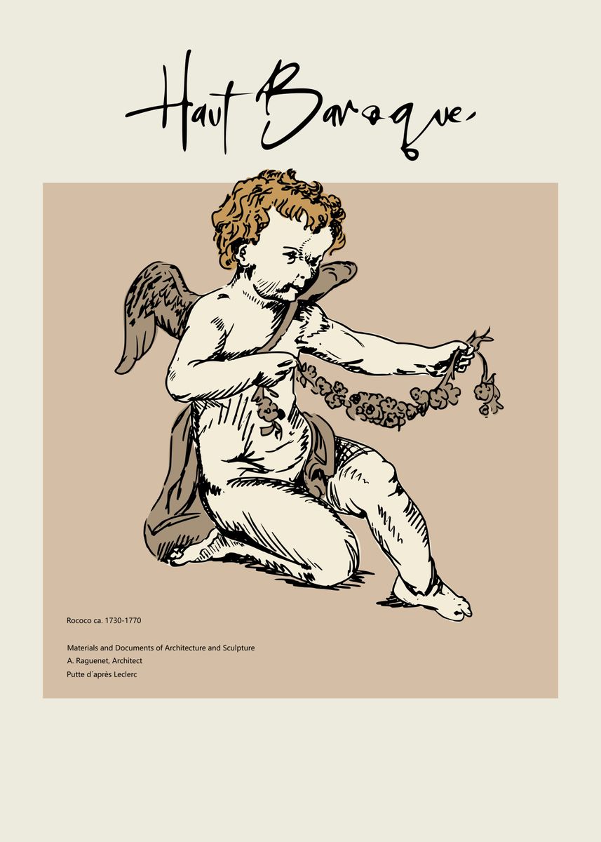 'Architecture era baroque' Poster, picture, metal print, paint by ...