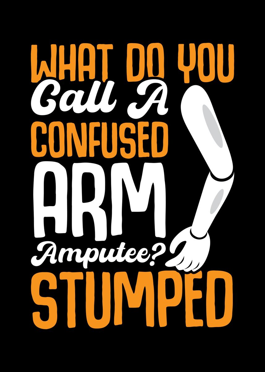 'Arm Amputee' Poster, picture, metal print, paint by Sebastian Wünsche ...