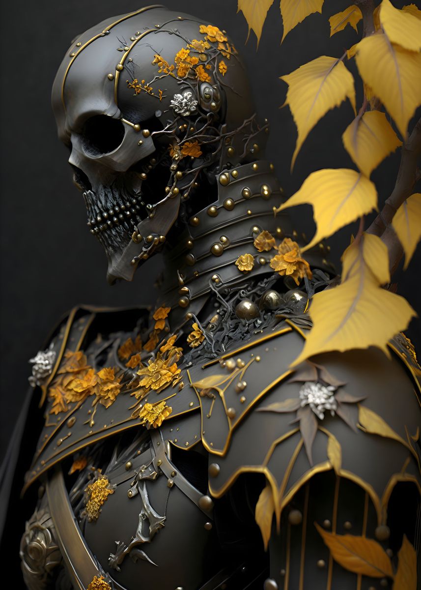 'Skull Armor' Poster, picture, metal print, paint by Jai Kingsdale ...