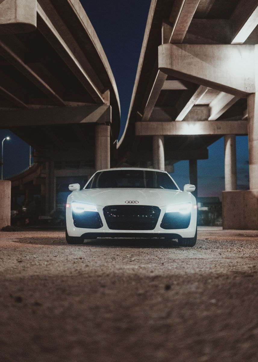 'audi r8' Poster, picture, metal print, paint by Monster Car | Displate
