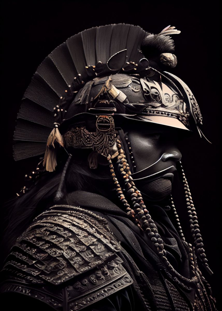 'Yamabushi Samurai Warrior' Poster, picture, metal print, paint by ...