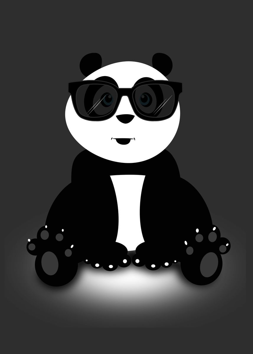 'Cool Panda' Poster by Adamzworld | Displate