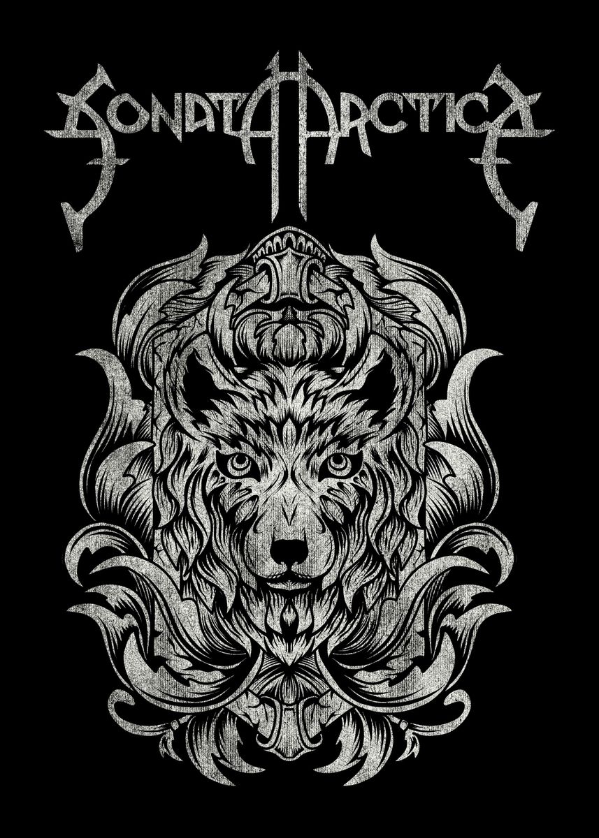 'Soanta Arctica power metal' Poster, picture, metal print, paint by ...