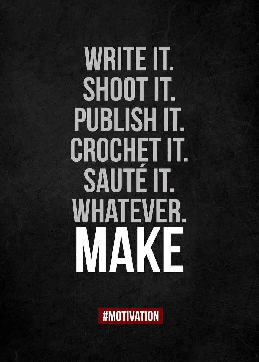 'Motivation Motivational' Poster, picture, metal print, paint by Long ...