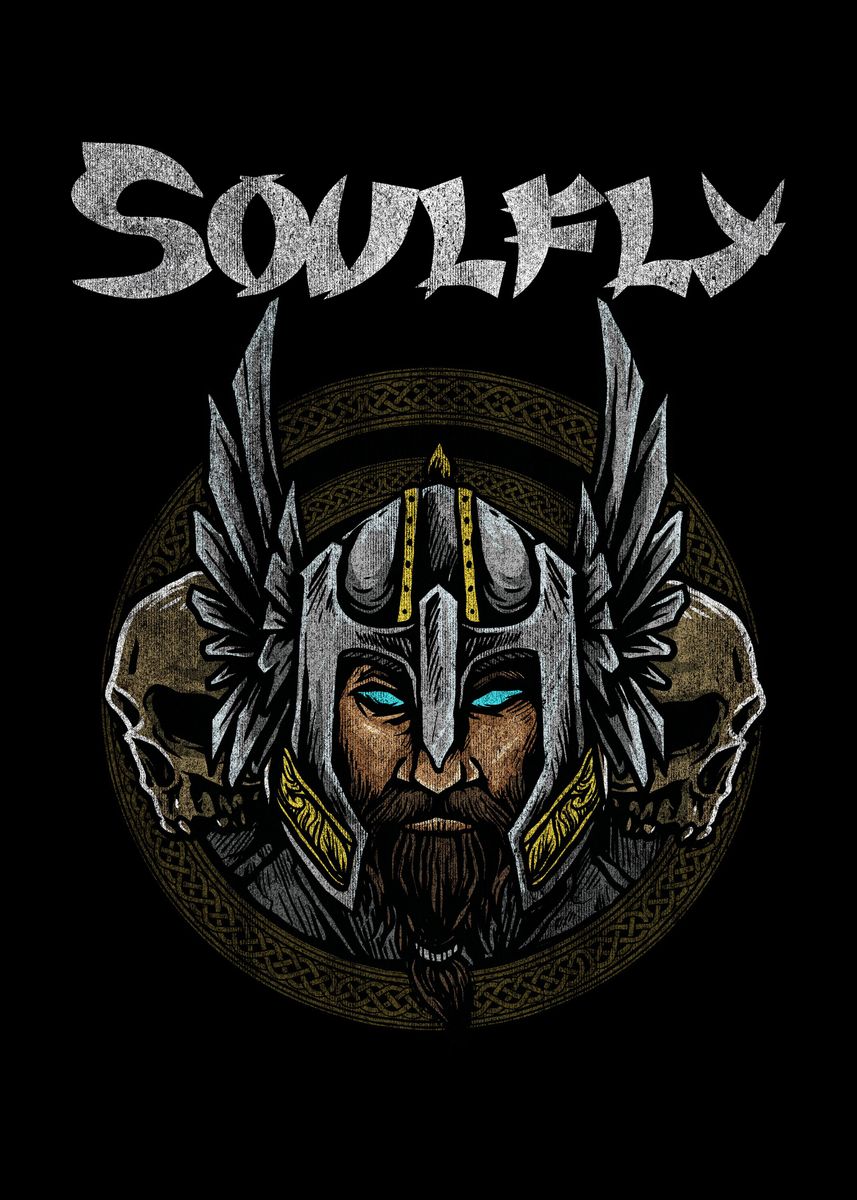 'Soulfly california metal' Poster, picture, metal print, paint by mitra ...
