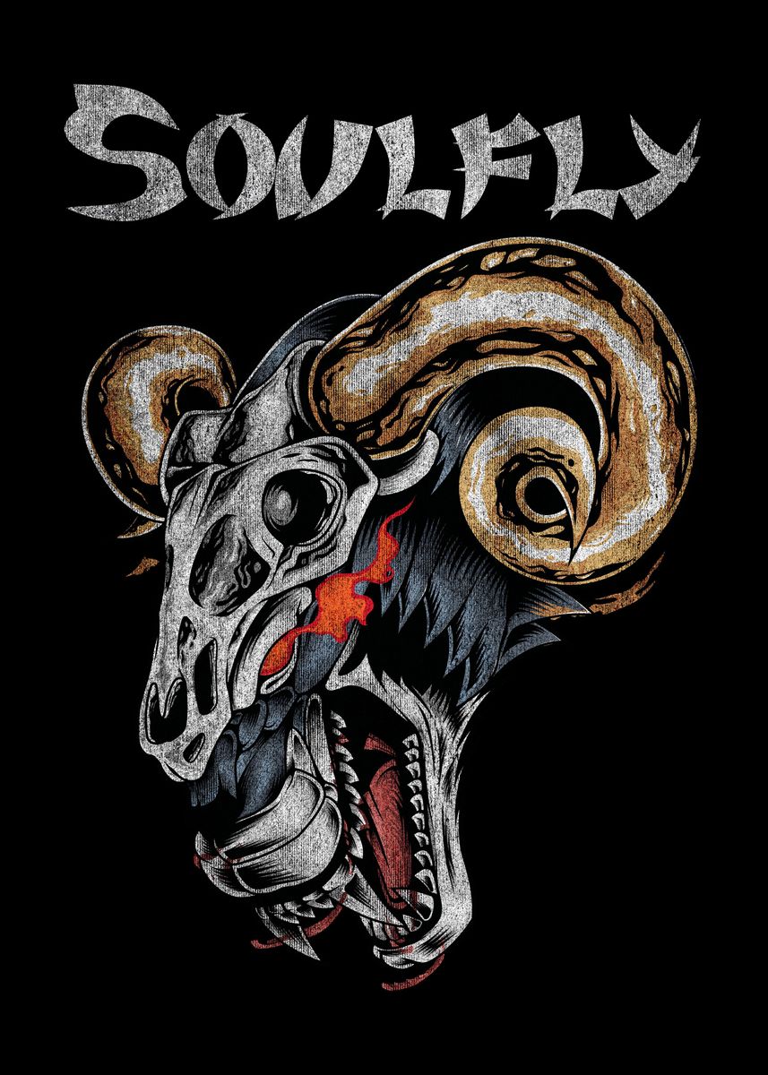 'Soulfly groove metal' Poster, picture, metal print, paint by saputra ...