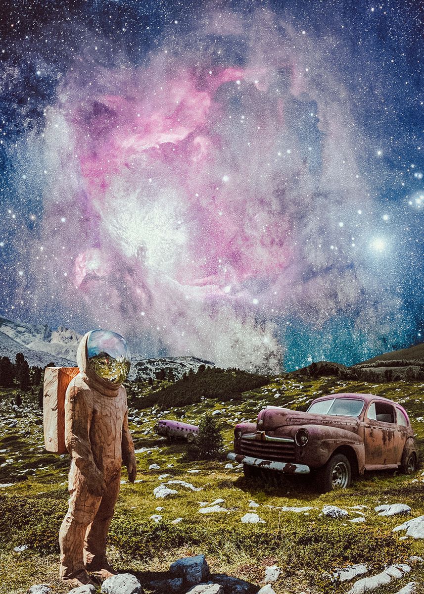 'Dream space' Poster, picture, metal print, paint by YOHA | Displate