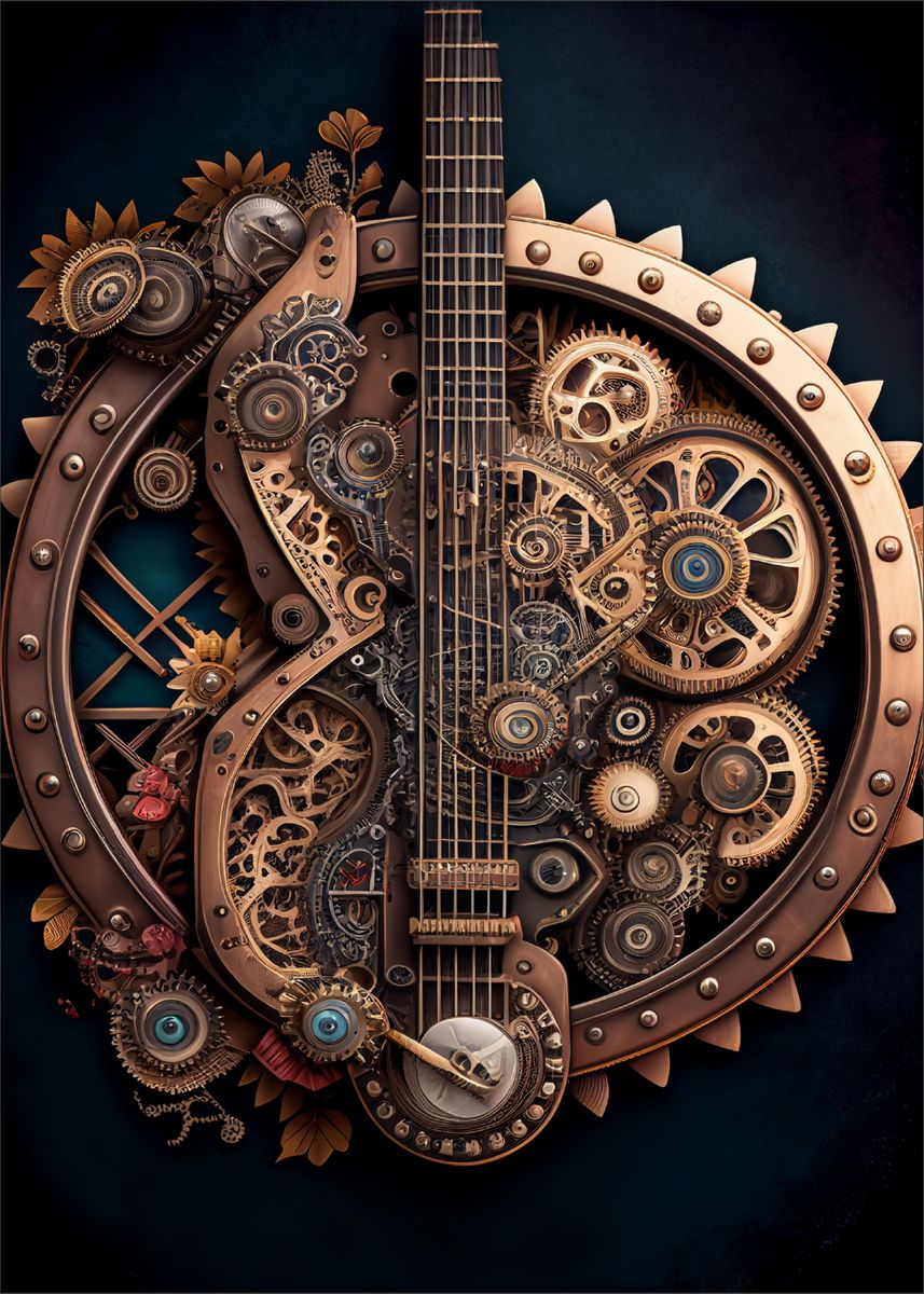 'Banjo' Poster, picture, metal print, paint by Media Editing | Displate