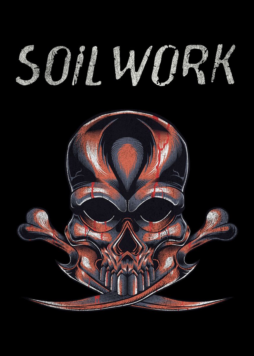 'Soilwork skull' Poster, picture, metal print, paint by kirana sasti ...