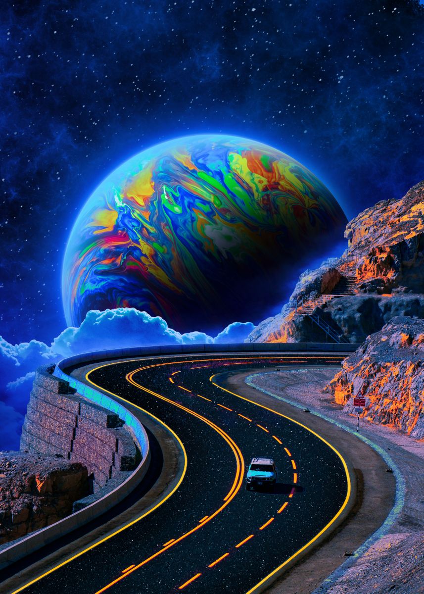 'Bigger Than The Whole Sky' Poster by Geoglyser | Displate