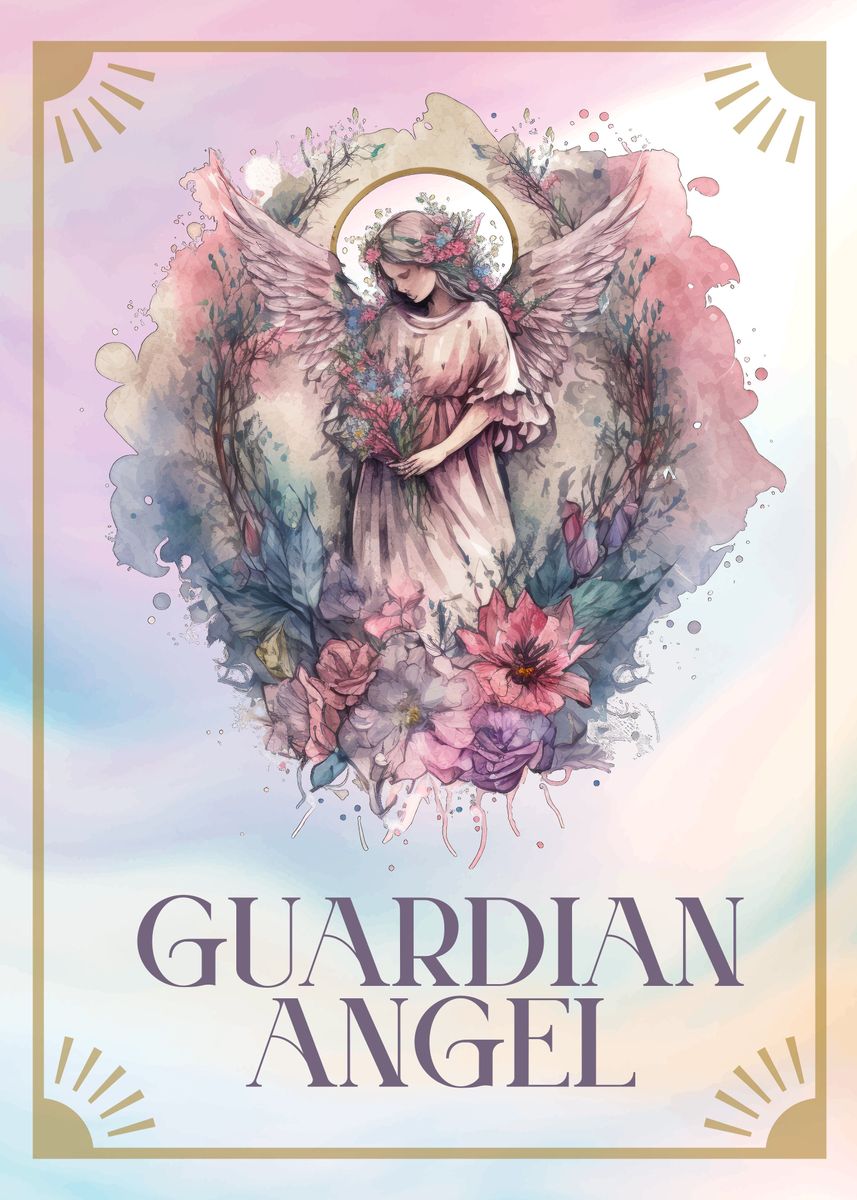 'Your guardian angel' Poster, picture, metal print, paint by Stefan ...