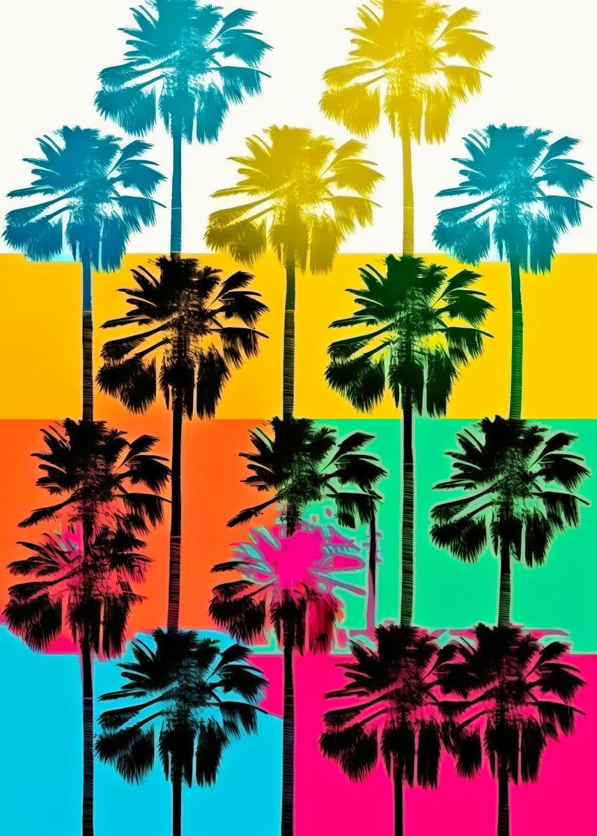 'Tropical Paradise' Poster, picture, metal print, paint by Steel Canvas ...